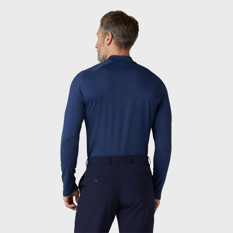 Callaway Swing Tech Crew Neck Golf Base Layer True Navy Heather ...