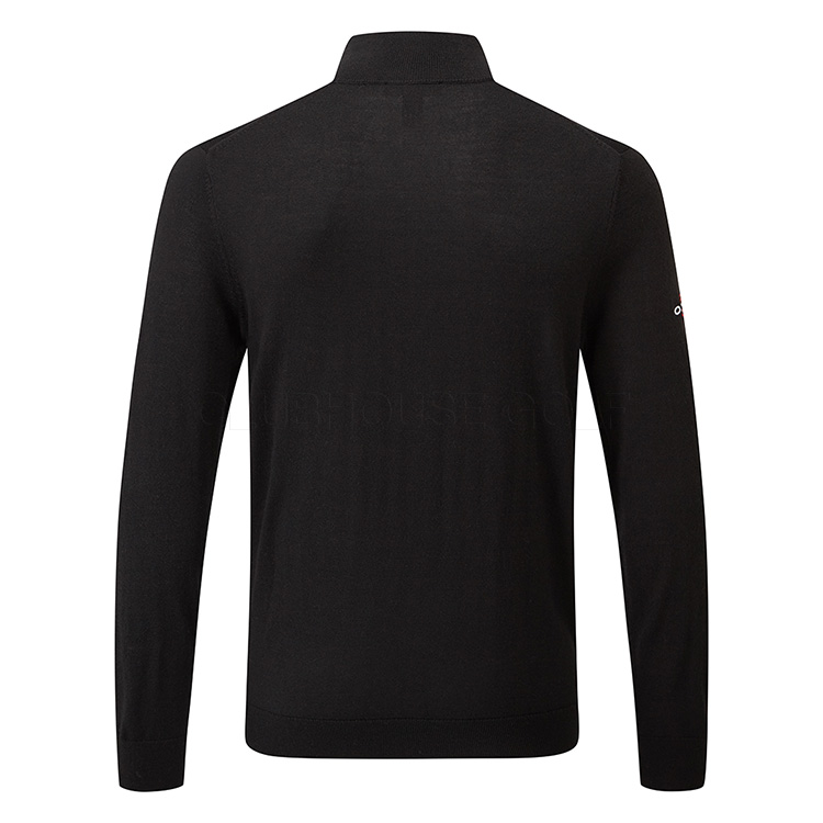 Callaway Blended Merino 1/4 Zip Golf Sweater Black Ink - Clubhouse Golf