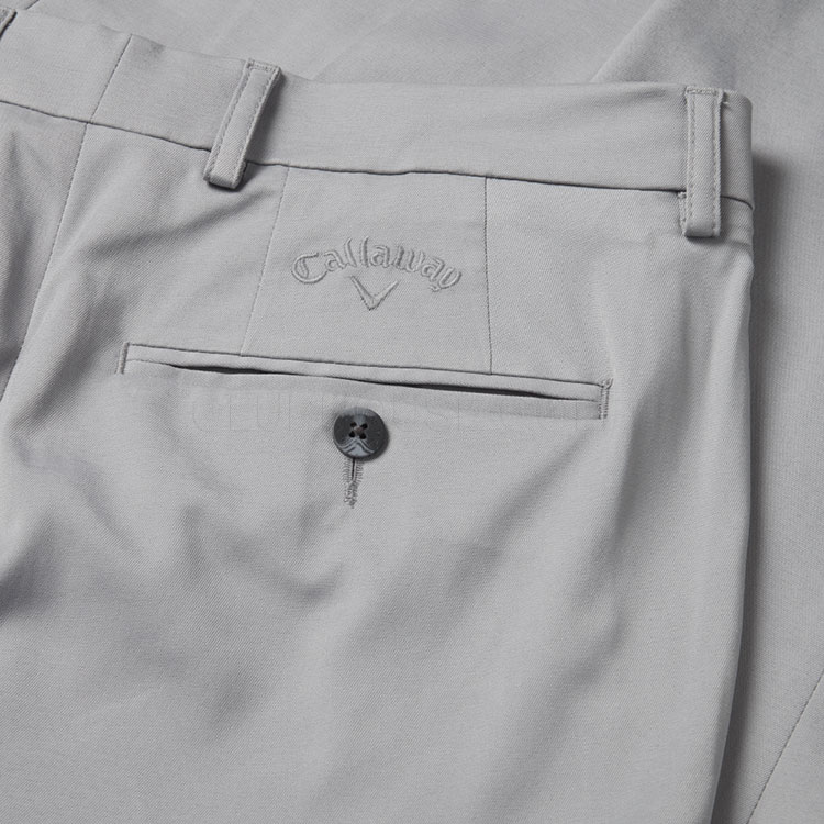 Callaway Solid Stretch Golf Trouser Sleet - Clubhouse Golf