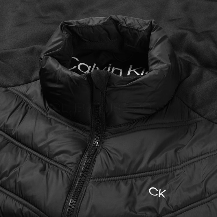 Calvin Klein Frontera Hybrid Golf Wind Jacket Black - Clubhouse Golf