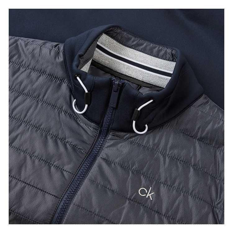 Calvin Klein Wrangell Thermal Hybrid Golf Wind Jacket Navy - Clubhouse Golf
