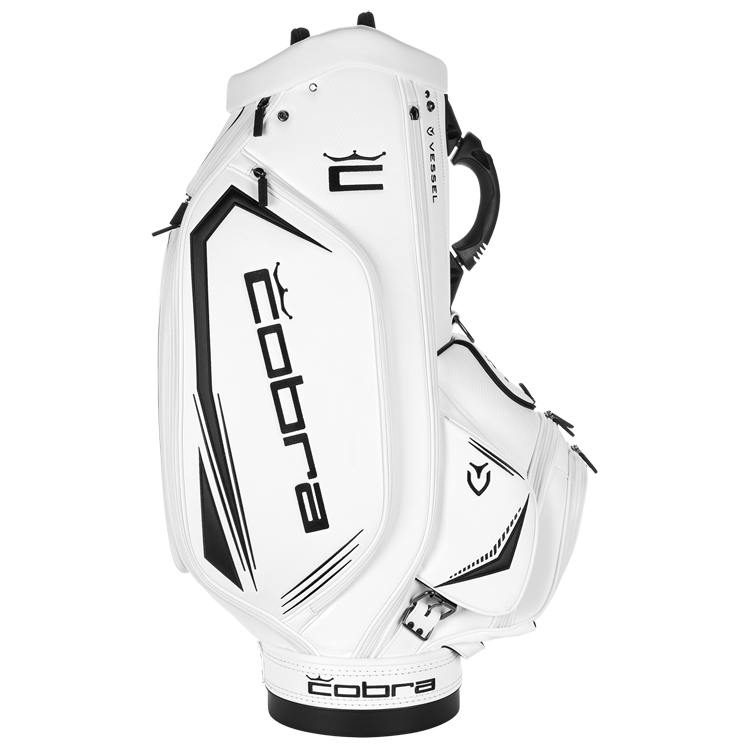 Cobra Golf Tour Staff Bag White/Black - Clubhouse Golf