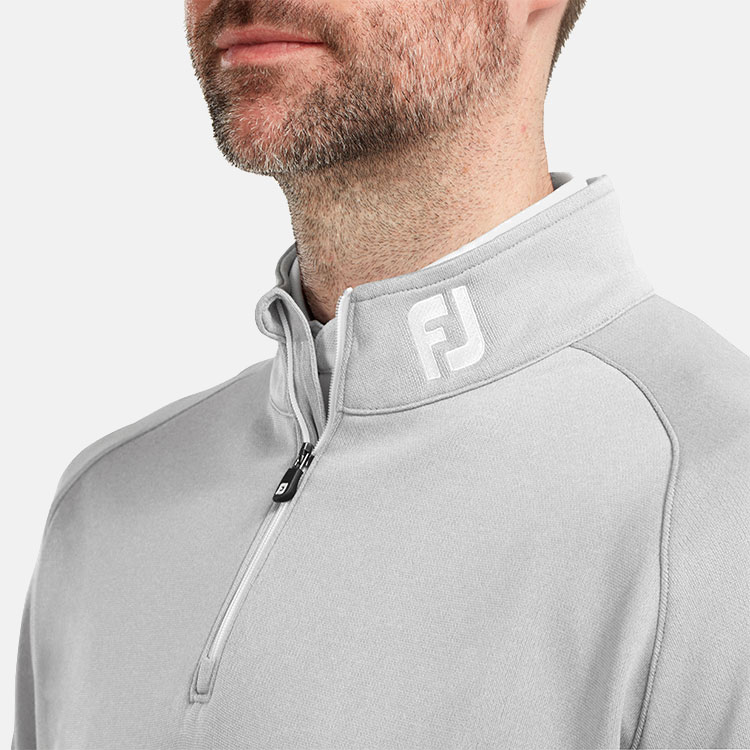 FootJoy Chill-Out 1/4 Zip Golf Pullover Heather Grey - Clubhouse Golf