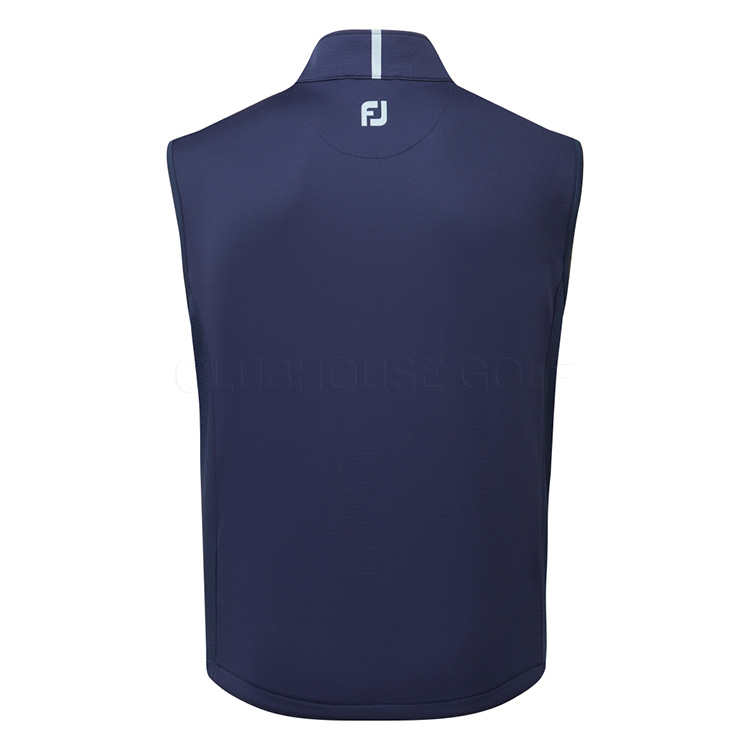FootJoy ThermoSeries Fleece Back Golf Wind Vest Navy - Clubhouse Golf