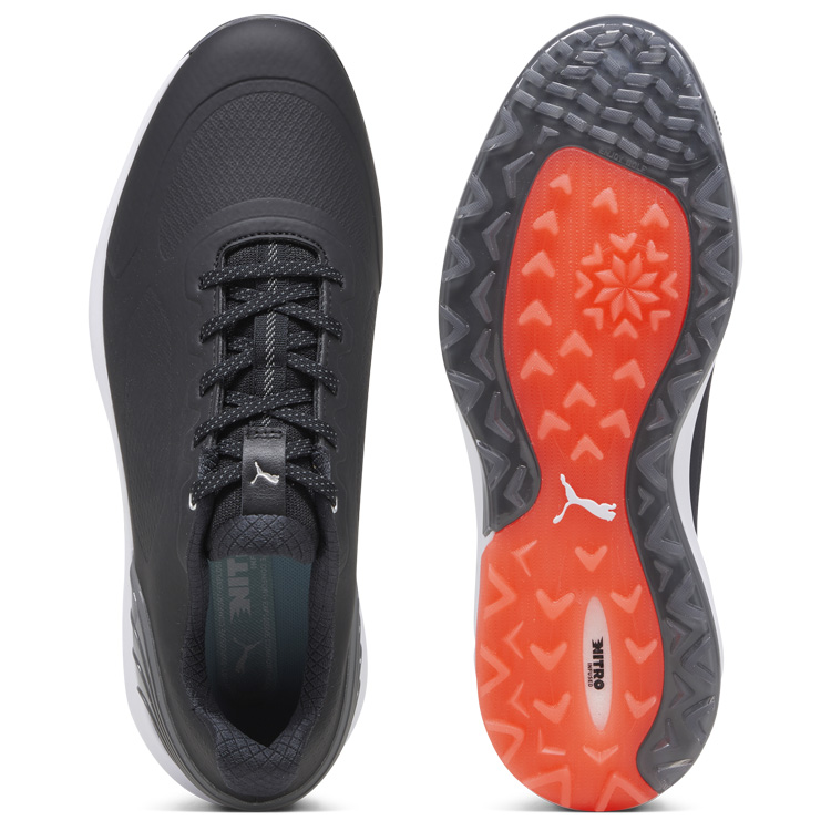 Puma Alphacat Nitro Golf Shoes Puma Black/Quiet Shade/Red Blast ...