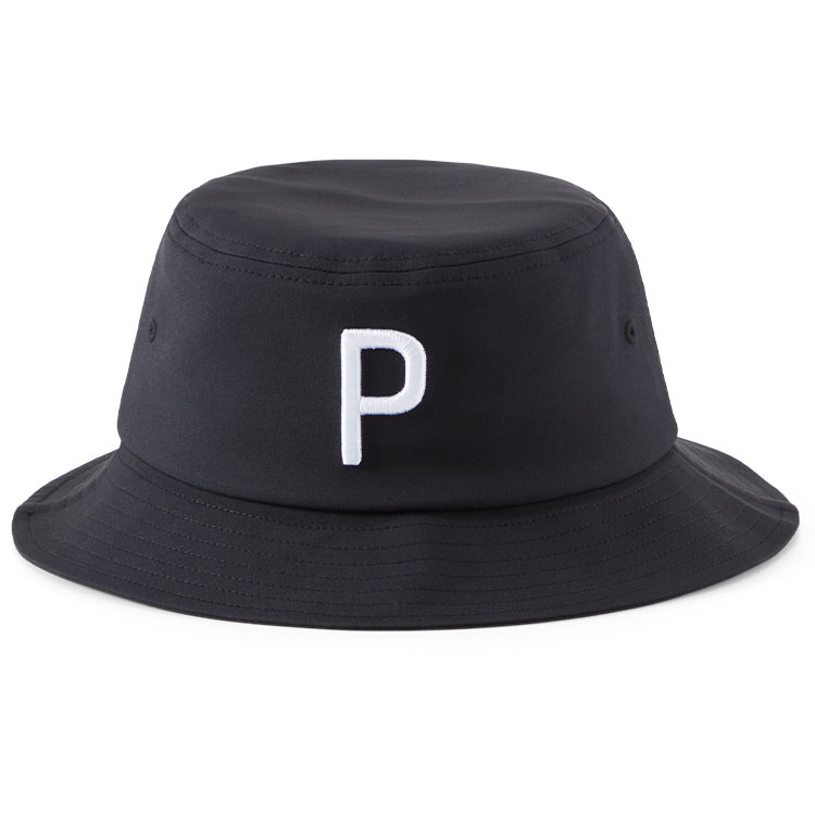 Puma P Bucket Golf Hat Puma Black - Clubhouse Golf