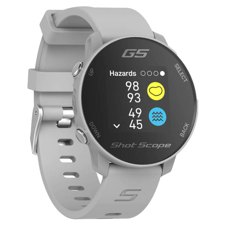 Shot Scope G5 Golf GPS Watch Grey - Clubhouse Golf