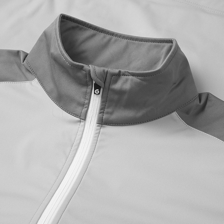 Sunderland Nevada 1/2 Zip Golf Wind Top Silver/Gunmetal/White ...