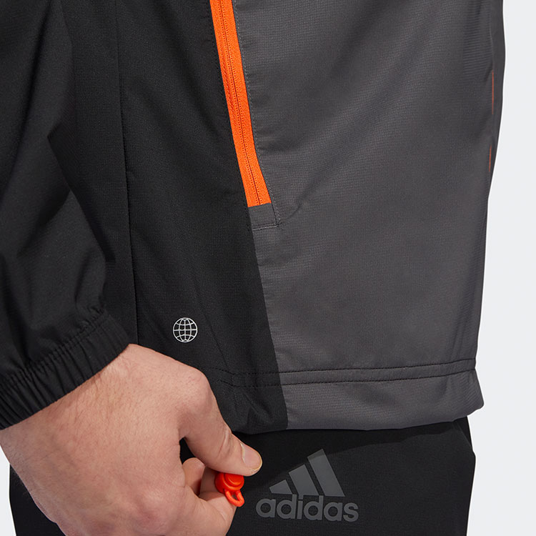 adidas Provisional Water Resistant Golf Jacket Black - Clubhouse Golf