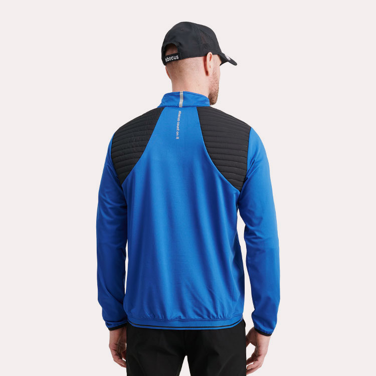 Abacus Gleneagles Thermo Golf Wind Jacket Dark Cobalt/Black - Clubhouse ...